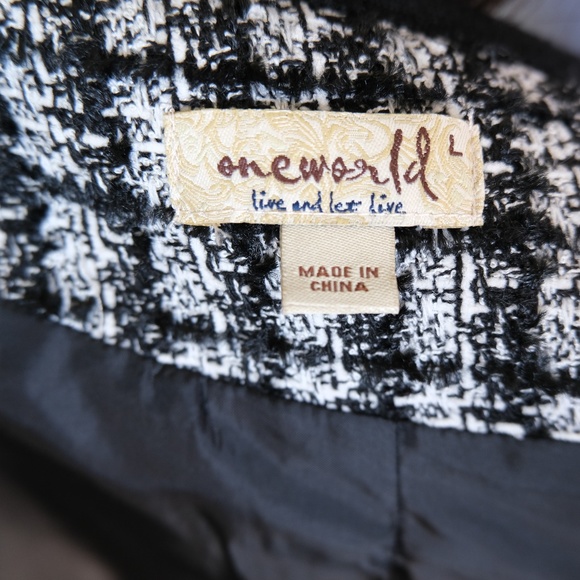 ONE WORLD | Jackets & Coats | One World Jacket | Poshmark